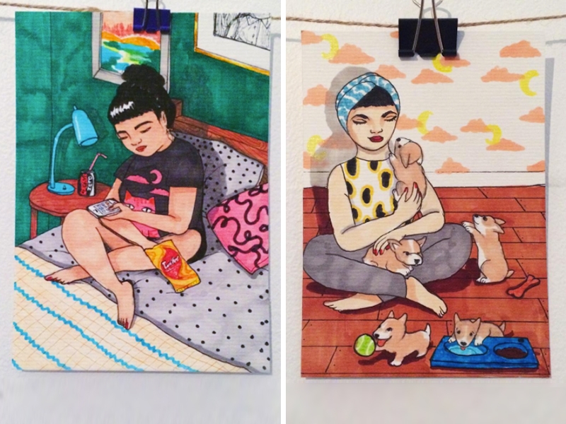 Ban She Illustrations • Art • Frankie Magazine • Australian Fashion Magazine Online