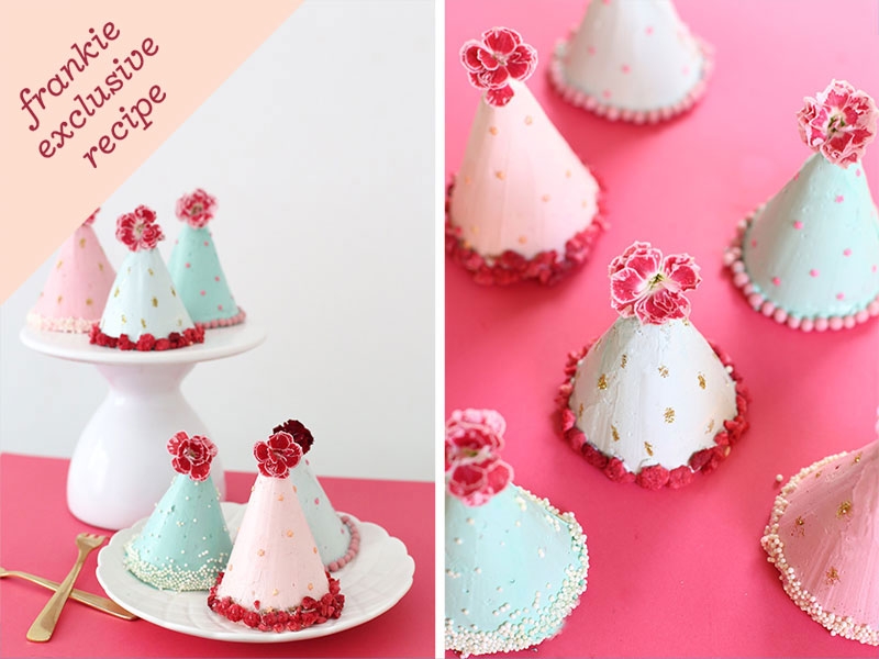 frankie exclusive recipe: party hat cakes • food • frankie magazine ...