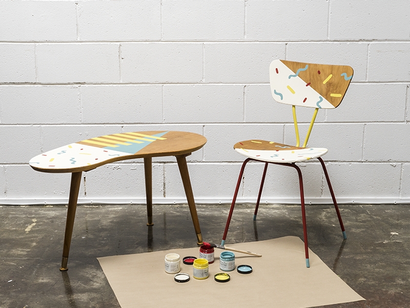 easy diy squiggly wiggly table set • craft • frankie magazine ...