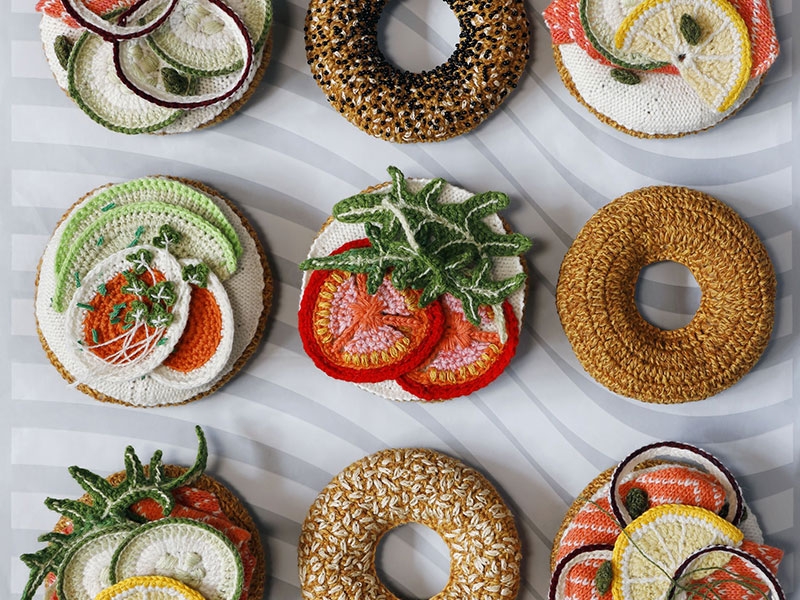 the crochet bagel bar • craft • frankie magazine • frankie magazine ...