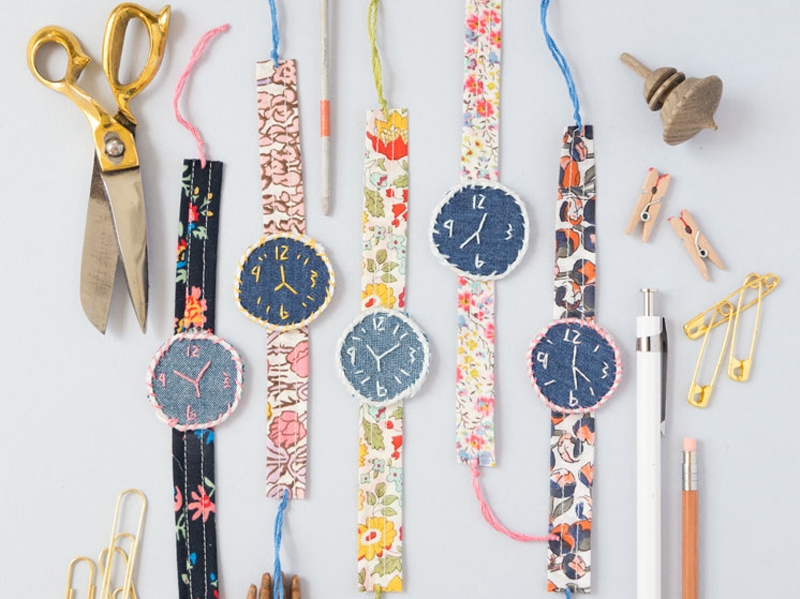 diy fabric watches • craft • frankie magazine • australian fashion ...