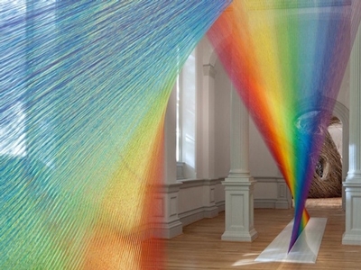 gabriel dawe's threaded rainbow • art • frankie magazine • australian ...