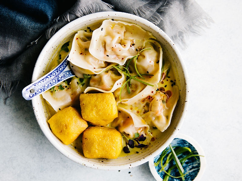 wontons in yellow curry • food • frankie magazine • frankie magazine ...