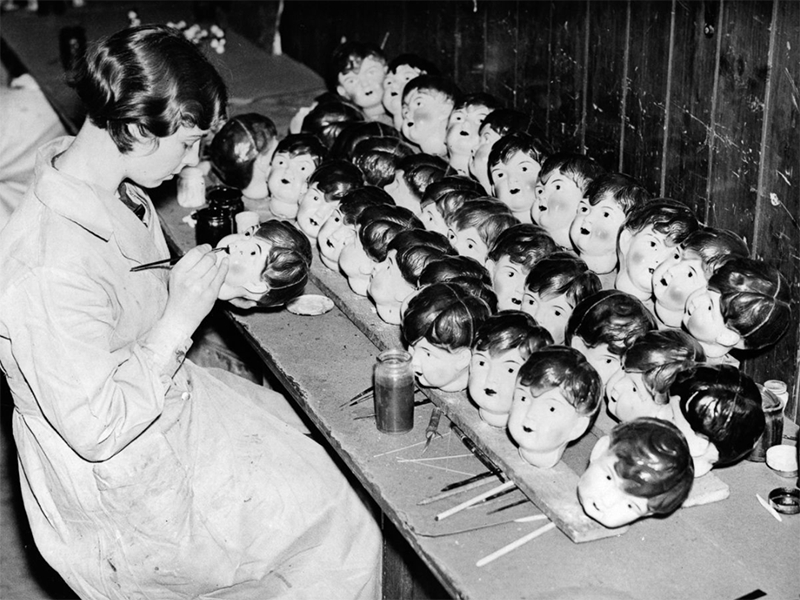 inside mid-century doll factories • photography • frankie magazine ...