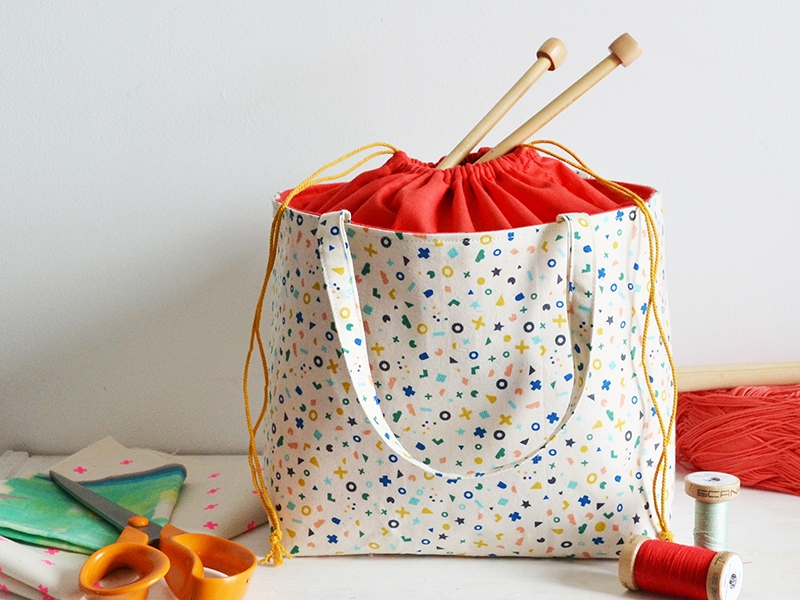 frankie exclusive diy: drawstring basket-bag • craft • frankie magazine ...
