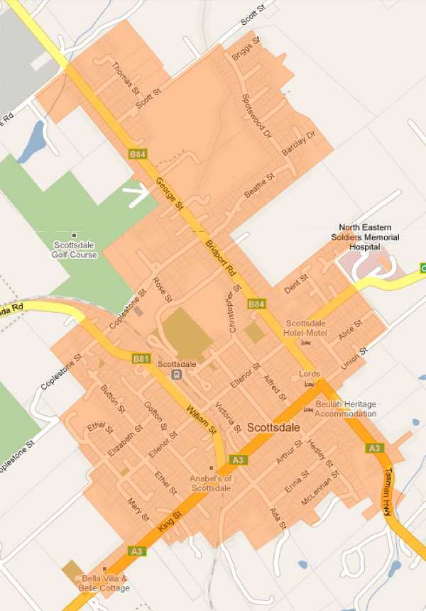 Maps: Internode Tassie NBN pilot coverage area - iTnews
