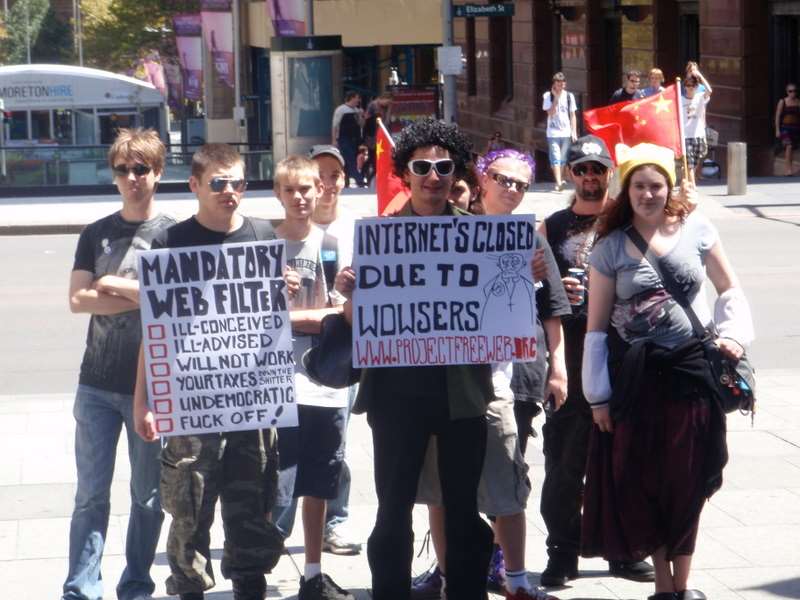 Photos: Anti internet censorship protest hits Sydney - iTnews