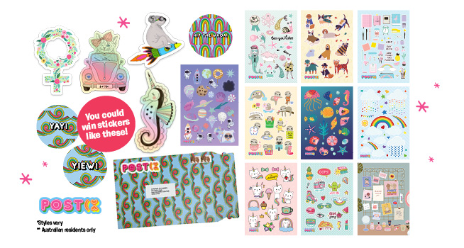 Postix Sticker Club Prize Pack Giveaway – Total Girl